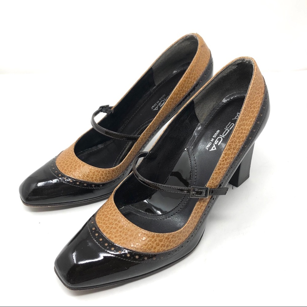 Via Spiga Spectator Mary Jane Heels, Italy, Size 8.5 - Gem